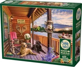 COBBLE HILL Puzzle Vítejte v domě u jezera / 1000 dílků / od 14 let