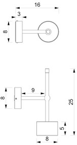 Nástěnné svítidlo Arena, 1x zelené kovové stínítko, gr/g