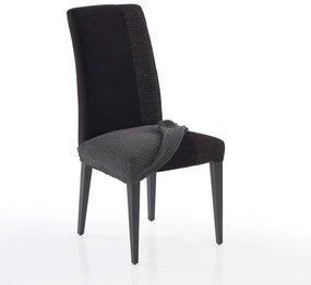 Super strečové potahy NIAGARA antracitová židle 2 ks (40 x 40 cm)