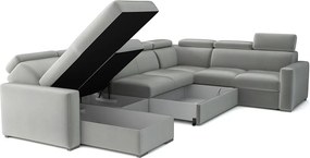 Sedací souprava PEDRO U | 170x380x250 | rozkládací + 3x úložný prostor | VÝBĚR TKANIN