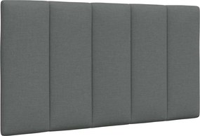 Rám postele bez matrace Hanko tmavě šedá 90 x 190 cm textil 3310357