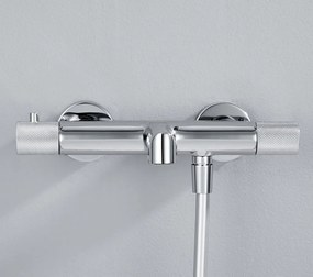 Sapho, SOLARIS nástěnná vanová baterie, černá matná, WD010B