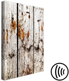 Obraz Dřevo ve vintage stylu (1-dílný) - pozadí v rustykalní textuře