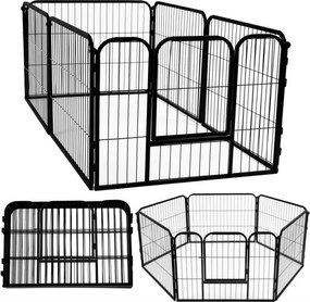 Skladací ohrádka pro psa - výběh pro štěnata 147x60 cm SPRINGOS PA1003