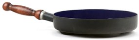 Smaltovaný lívanečník s dřeveným držadlem BSE ø 24 cm - BSE | BELIS
