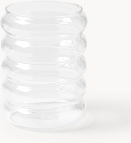 Sada ručně foukaných sklenic na long drink z borosilikátového skla Bubbly, 4 díly