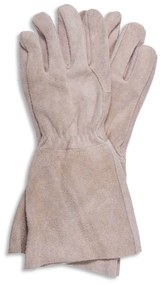 Garden Trading Kožené ochranné rukavice Suede, šedá barva, kůže