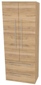 Mereo Mereo, Bino, koupelnová skříňka vysoká 163 cm, dvojitá, Multidecor, CN699OPP2