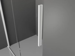 Mexen Velar posuvná sprchová stěna Walk-in 120 x 200 cm, transparentní 8 mm, bílá - 871-120-000-03-20