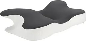 POWERTON Ergonomický polštář ERGO NUVIA šedá / PU pěna / snímatelný po