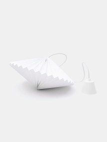 Sinsay - Papírová závěsná lampa - bílá