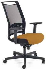 Otočná kancelářská židle Černá a Oranžový GIBER