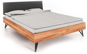 Dvoulůžková postel gala 140 x 200 cm přírodní MUZZA