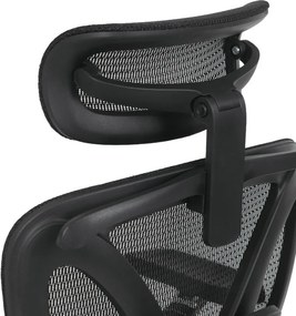 Kancelářská židle, synchronní mechanismus, černá síťovina, KA-B2361 BK – Barva (vyberte): černá (78 x 68) cm Šedá