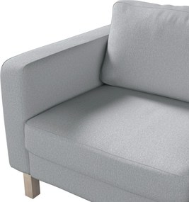 Potah na pohovku IKEA  Karlstad 2-místná, nerozkládací, krátký barva šedá látka pletený vzor
