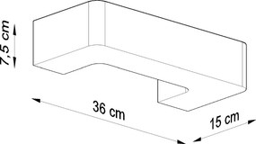 Sollux Lighting Nástěnné svítidlo keramické MAGNET