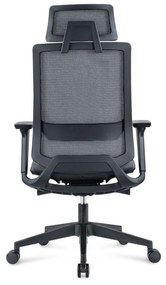 Dalenor Ergonomická kancelářská židle Meteor, síťovina, šedá