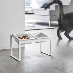 Keramický set misek s podstavcem pro domácího mazlíčka Nooks – YAMAZAKI