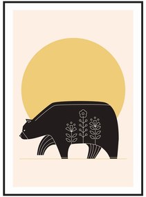 Plakát Medvěd 30 x 40 cm