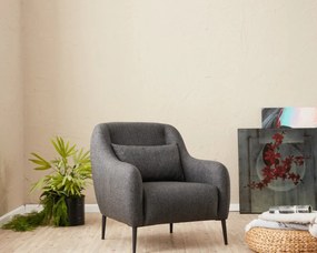 Atelier del Sofa 1-místná pohovka - křeslo Venus 1-Seat - Anthracite, Antracitová