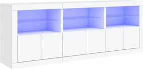 Příborník s LED osvětlením bílý 181,5 x 37 x 67 cm 3209002