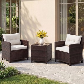Costway 3-dílný. Polyratanový salonek Gartenmöbel Rattan Sitzgruppe mit