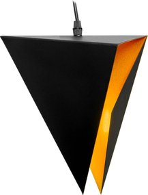 Toolight - Trojúhelníková stropní lampa 3xE27 APP254-3CP, černá, OSW-08009