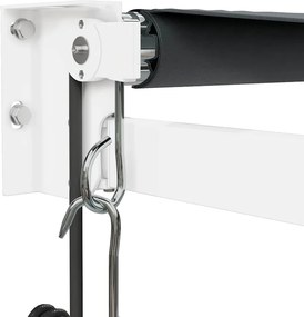 Automatická zatahovací markýza antracitová 3 x 2,5 m 3154486