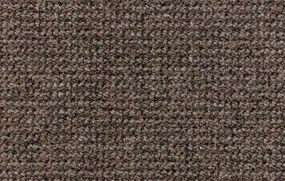 BALTA Metrážový koberec RE-TWEED 44 tmavě hnědý BARVA: Hnědá, ŠÍŘKA: 4 m, DRUH: smyčka