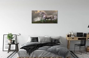 Obrazy na plátně Unicorn mraky 125x50 cm