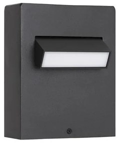 Nova Luce Venkovní sloupkové svítidlo ZELDA černý hliník a akrylový difuzor proti oslnění LED 6W 3000K IP65