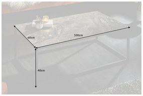 Massive home | Konferenční stolek SYMBIOSE MRAMOR 100 CM keramika