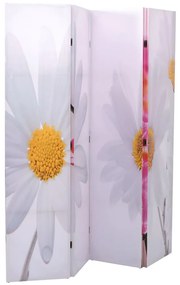 Skládací paraván 160 x 170 cm květina 240477
