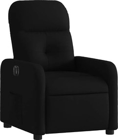 Elektrické polohovací křeslo černé textil 3206779