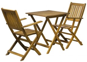Sedací set na zahradu stůl + 2 židle 62x62