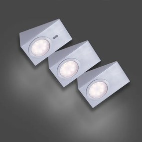 Leuchten Direkt 84111-55-3 - SADA 3x LED Osvětlení nábytku THEO LED/3,6W/230V