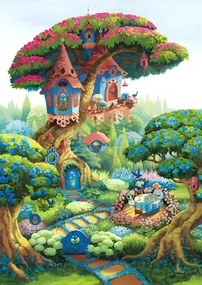 MAGNOLIA Puzzle Tajná zahrada / 1000 dílků / 48 x 68 cm