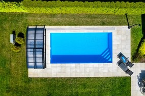 Skimmerový bazén QBIG BENEFIT 3 x 6 x 1,5 m - Světle modrý