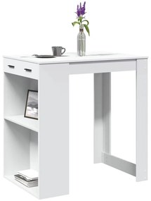 Barový stůl bílý 102 x 70 x 103,5 cm kompozitní dřevo 3309321