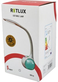 Retlux RTL 202 Stolní LED lampa s ambientním podsvícením bílá, 5 W