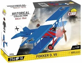 COBI 2994 Great War Fokker D VII / 255 kostek / 1 figurka / 1:32 / od