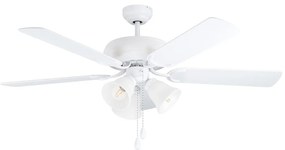 Eglo | Eglo 35076 - Stropní ventilátor LAS PALMAS 3xE27/40W/230V bílá | EG35076