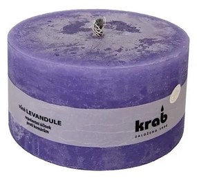 Krab - zahradní repelentní svíčka Levandule 140 × 80 mm, 1000 g, fialová