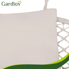Dvojitý houpací polštář Gardlov - krémový