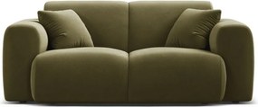 Khaki sametová pohovka 170 cm Molino – Micadoni