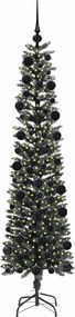 Umělý vánoční stromeček Zelená 210 cm PVC, plast a ocel 3395953