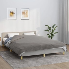 Zátěžová deka s povlečením šedá 200 x 230 cm 13 kg textil 3154896