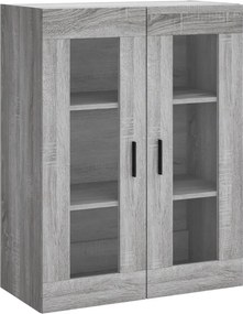 Skříň highboard šedá sonoma 69,5 x 34 x 180 cm kompozitní dřevo 3198231