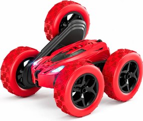 LEAN Toys Kaskadérské auto s dálkovým ovládáním RC pomocí gest 360°, červené