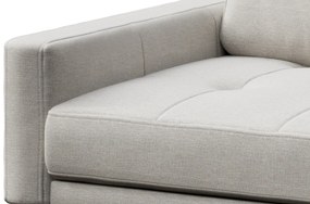 Světle šedé látkové křeslo MESONICA Musso Tufted